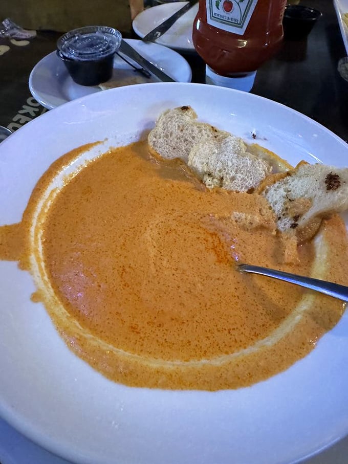 This lobster bisque doesn't just warm your stomach&mdash;it hugs your soul with a rich, creamy embrace that makes you forget your troubles.