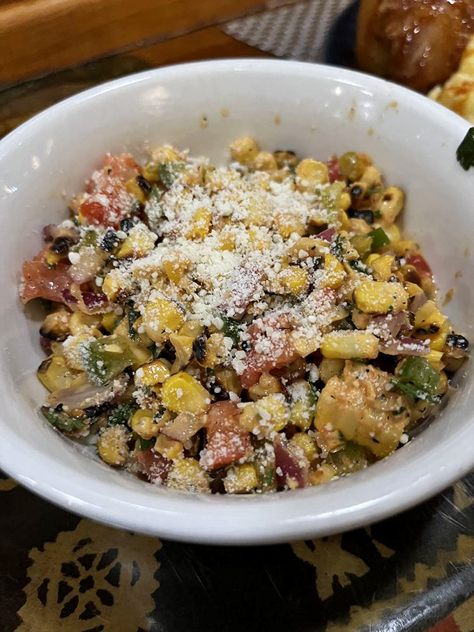 This Mexican street corn salad is summer in a bowl—sweet, savory, and sprinkled with enough cheese to make any day better.