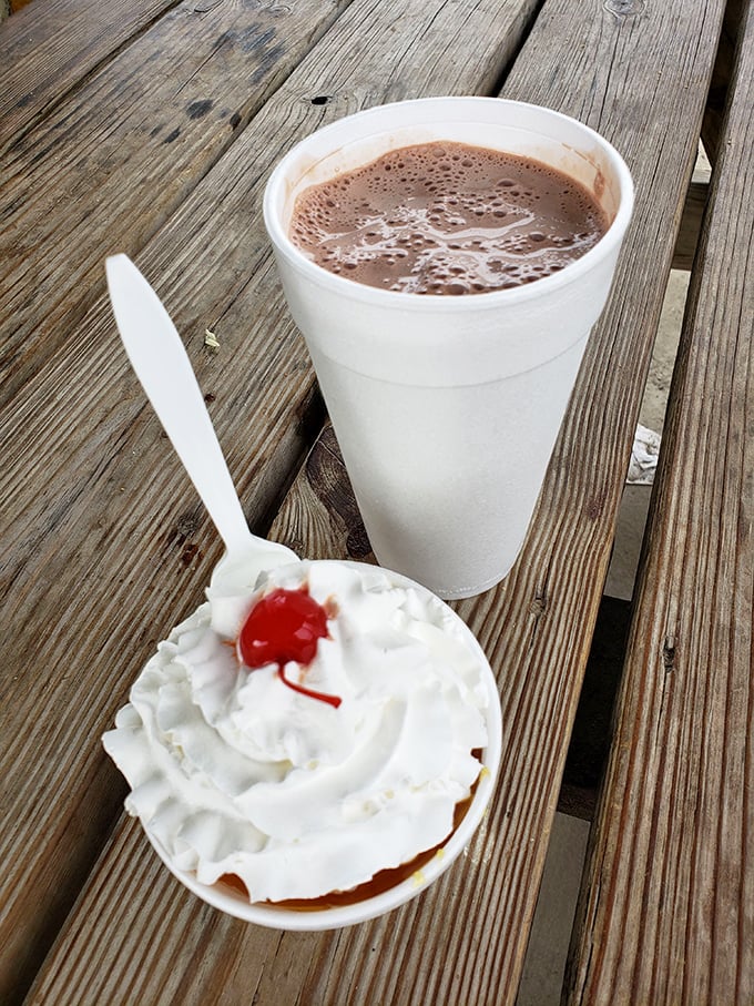 Sweet endings at Bert's &ndash; where chocolate shakes and sundaes provide the perfect cool counterpoint to savory indulgences.