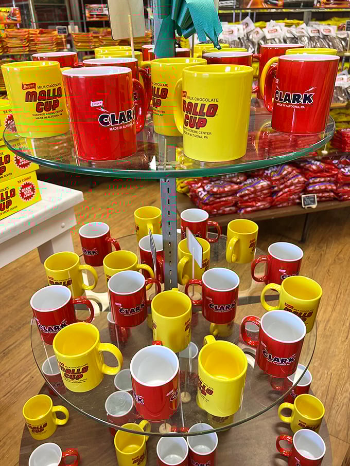 Drink your coffee from a mug that reminds you of better life choices&mdash;like supporting Pennsylvania-made candy that brings joy.