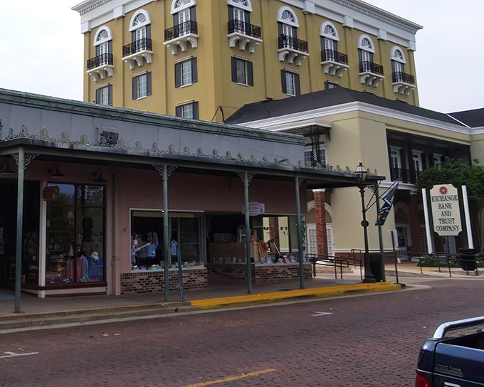 Where banking meets Southern charm&mdash;historic buildings house modern businesses in a town that refuses to sacrifice character for convenience.
