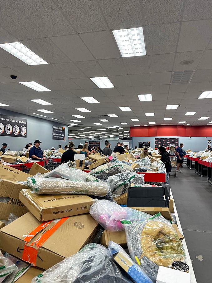 Like an all-you-can-grab buffet of bargains, these bins contain everything from household essentials to those gadgets you didn't know you needed. 