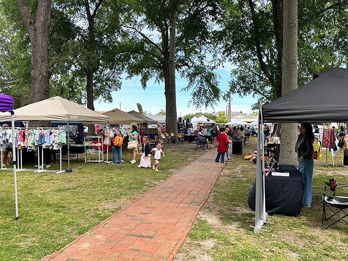 Local markets bring Benson's community together under shady trees, where handmade crafts and neighborly conversations are the real treasures.