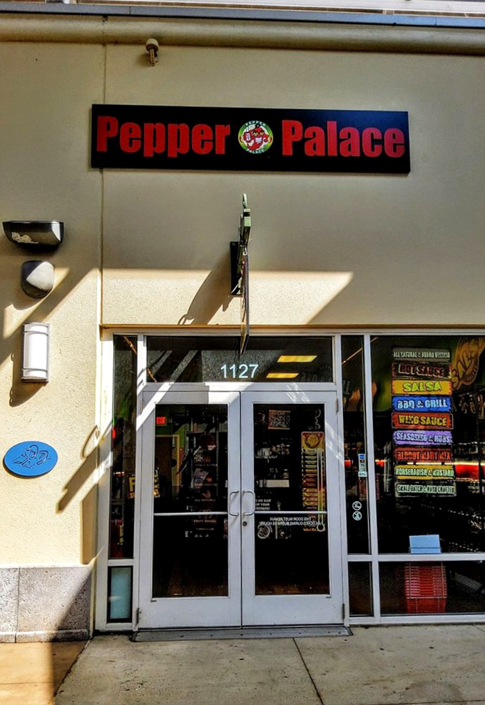 Pepper Palace: where brave souls test their spice tolerance and impulse-buy hot sauces they'll later question when unpacking their shopping bags at home.