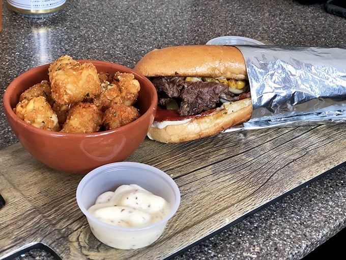Meat, melted cheese, and magic on a wooden board. This Philly-inspired creation makes you wonder why you'd ever settle for lesser sandwiches again.