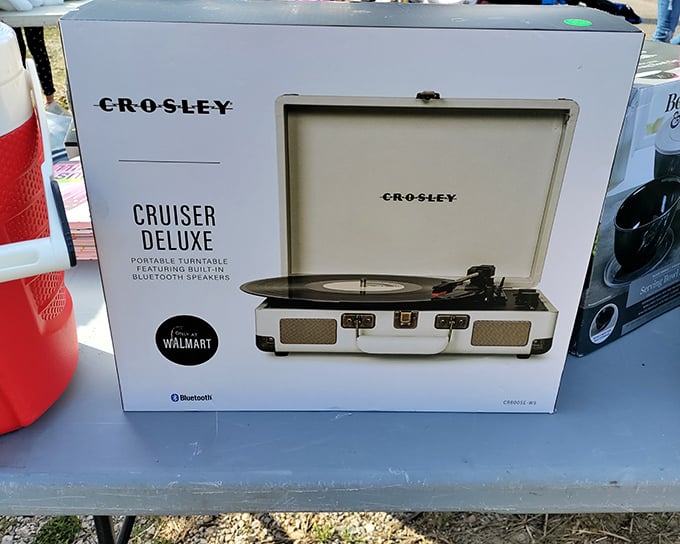 "I was vinyl before vinyl was cool again." This portable Crosley turntable promises to resurrect your dusty record collection.