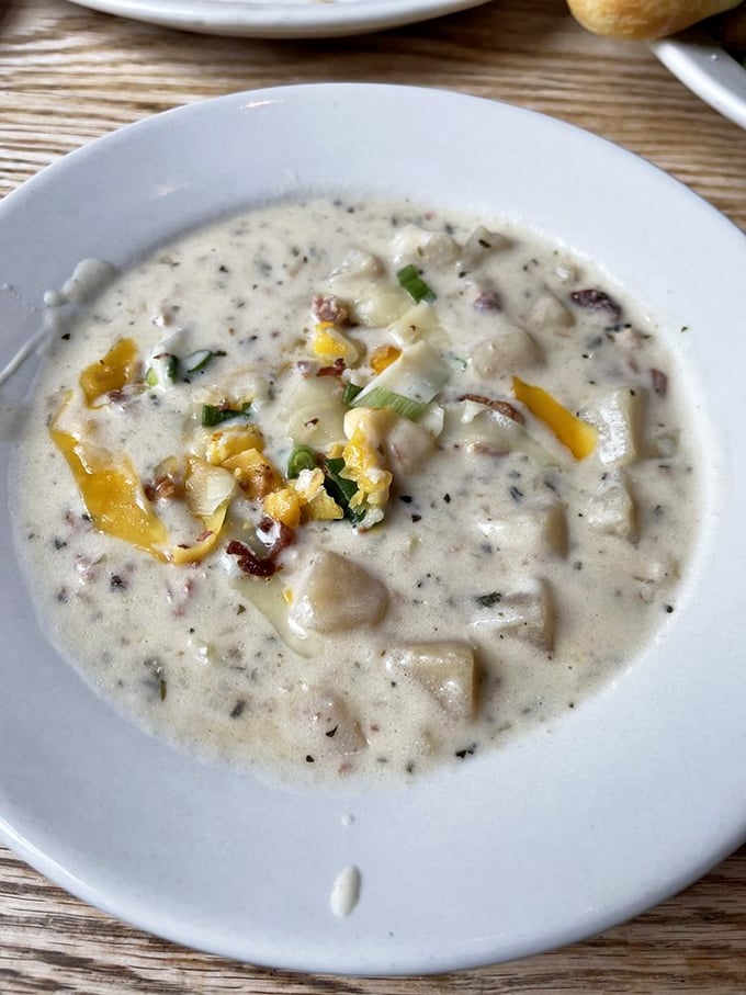 This isn't just potato soup &ndash; it's a creamy, bacon-studded bowl of comfort that grandmothers everywhere would approve of.