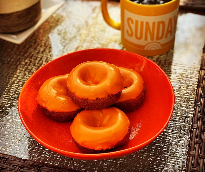 These pumpkin donuts aren't just breakfast, they're autumn on a plate &ndash; the kind of simple pleasure that makes Monday feel like Saturday.
