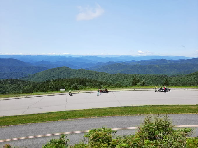 Motorcyclists know the secret—some views are best earned after hairpin turns and the soundtrack of mountain air rushing past your helmet.