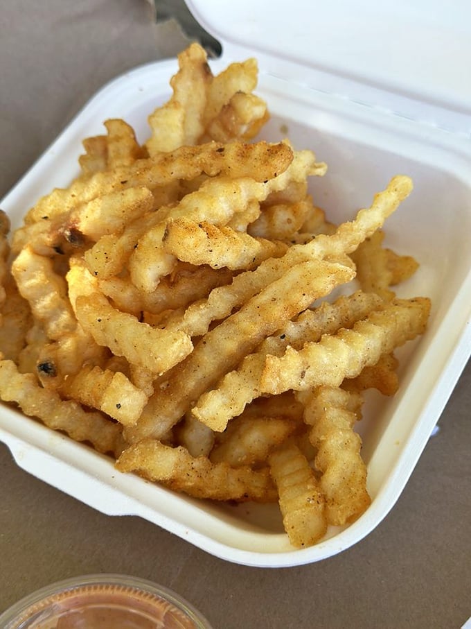 These aren't just any fries&mdash;they're Sassy Fries, cooked in beef tallow like the fast food gods intended before the 1990s health craze ruined everything.