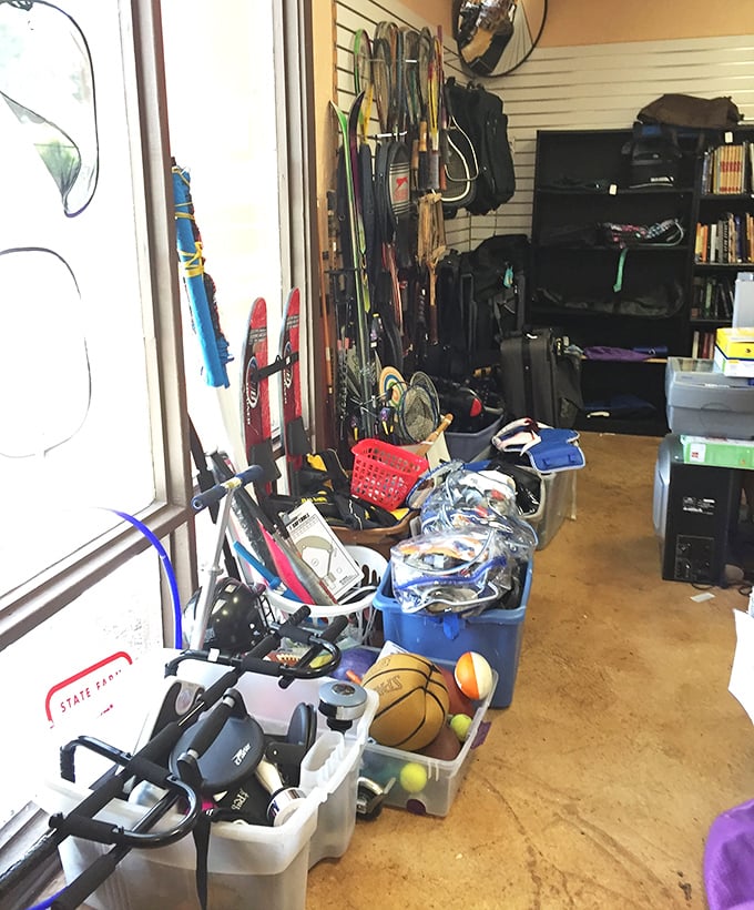 Sports equipment galore for the athletically curious. Try a new hobby without the sticker shock of sporting goods stores. 