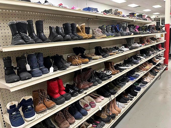 Boot boulevard meets sneaker street in a footwear neighborhood where comfort and style have come for their second chance.