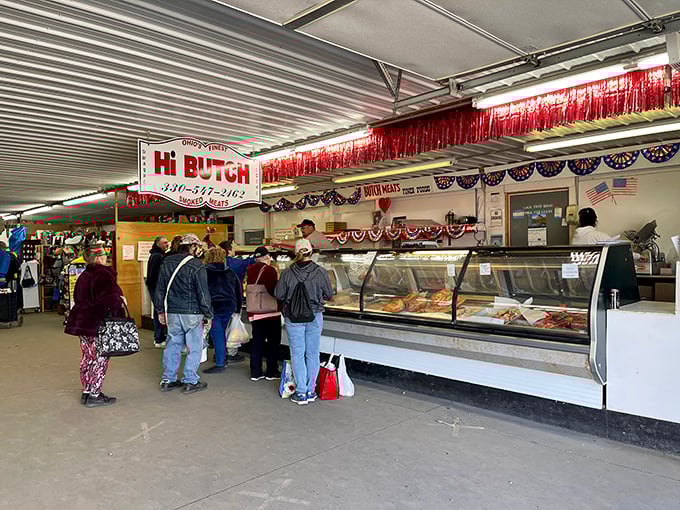 The "Hi Butch" meat counter draws a crowd for good reason. In a world of pre-packaged anonymity, this old-school butcher shop experience feels refreshingly personal.