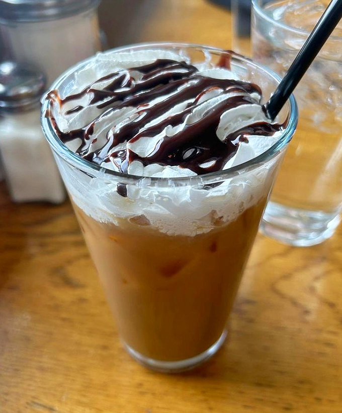 The s'mores cold brew brings campfire nostalgia into your morning routine. Like finding your childhood teddy bear, but it's delicious coffee.