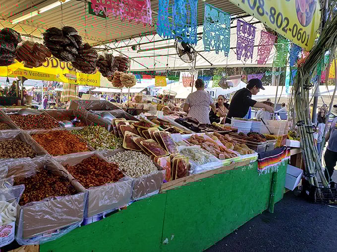 A kaleidoscope of dried fruits, nuts, and spices that would make any chef weak in the knees&mdash;sensory overload in the best possible way. 