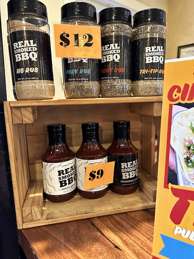 They're not just selling barbecue&mdash;they're selling the secret to happiness in bottles. Take the magic home, if you dare.