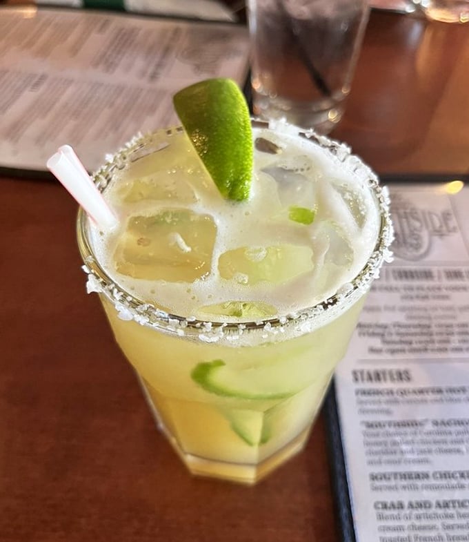 This isn't just a cocktail&mdash;it's summer in a salt-rimmed glass, with lime and citrus dancing together like they've been practicing for years.