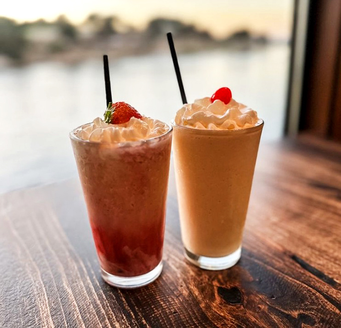 These cocktails aren't just drinks&mdash;they're vacation in a glass, complete with whipped cream mountains and fruit flag semaphores signaling "relax."