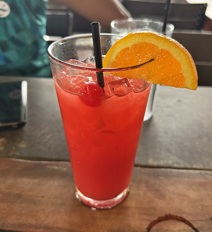 The strawberry daiquiri that launched a thousand designated drivers. Fruity, refreshing, and just potent enough to make LSU's football stats look even better.