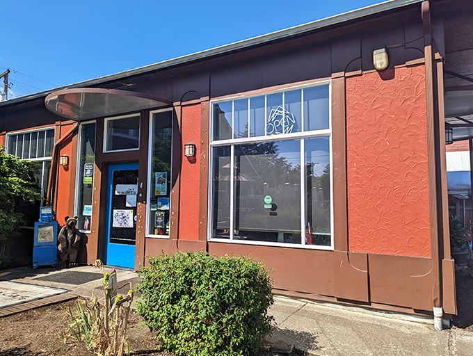 Bright orange walls and a welcoming blue door &ndash; this local eatery embodies the unpretentious charm that makes Dallas dining special.