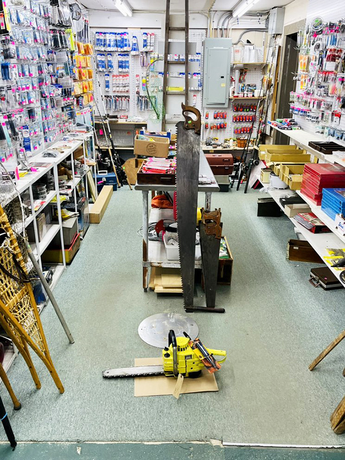 The tool section&mdash;where they don't make 'em like they used to&mdash;offers everything from vintage saws to modern power equipment.