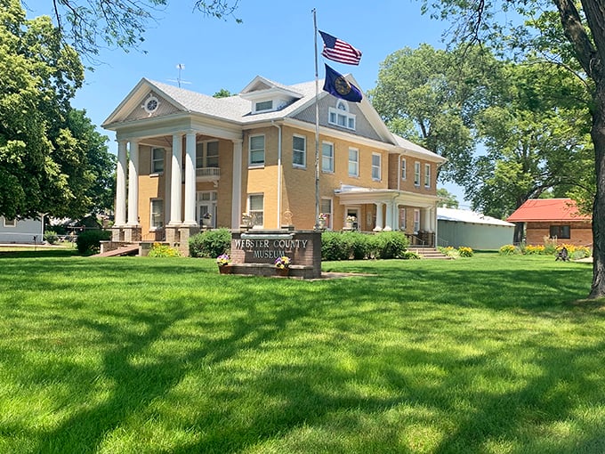 The Webster County Museum looks like it belongs on a postcard, a stately guardian of local history with stories in every cornerstone.