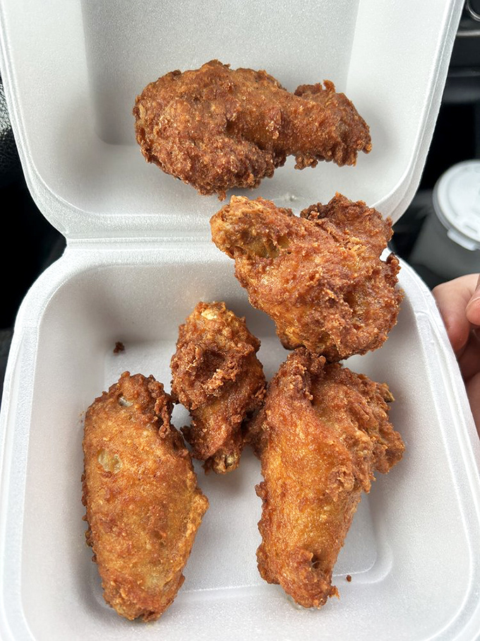 Wings that don't need a sports bar backdrop to shine. These crispy, golden-brown beauties could make any chicken proud of its sacrifice.