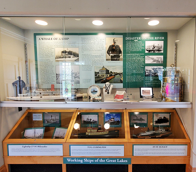 Model ships remind us that Great Lakes shipping was serious business, not just weekend sailing adventures.