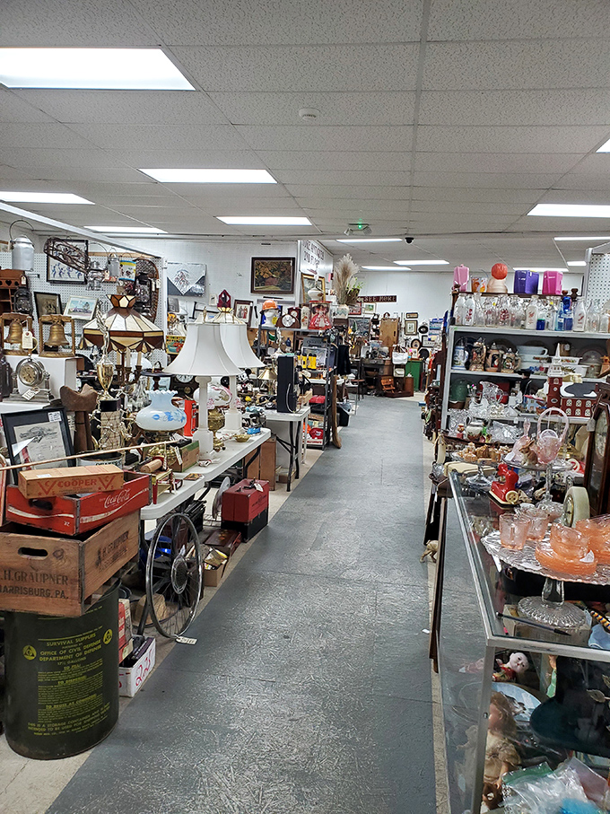 Navigating these aisles feels like walking through the physical manifestation of America's collective memory&mdash;Coca-Cola crates, milk glass, and things your parents insisted would "be worth something someday."