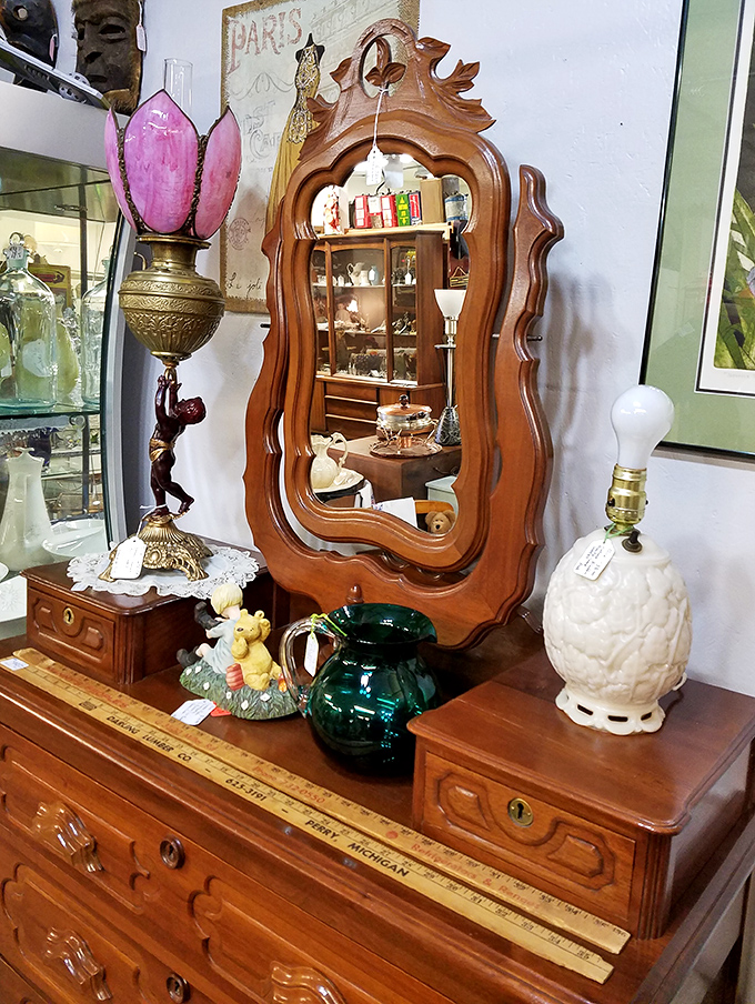 This isn't just a vanity&mdash;it's a time machine to when getting ready was an event, not just swiping on lip balm before Zoom calls.