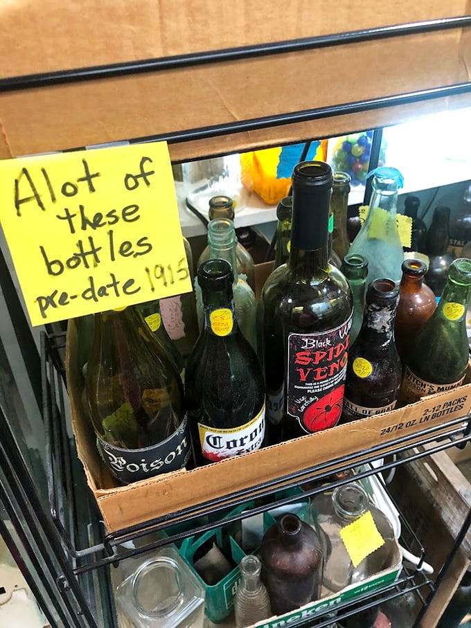 "A lot of these bottles pre-date 1915"&mdash;when packaging was art and even poison looked mysteriously appealing.