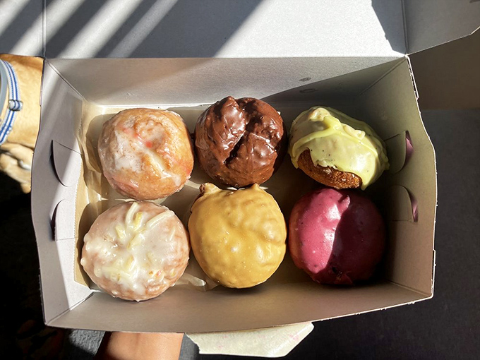 The box of possibilities &ndash; six different paths to happiness, each one dairy-free but somehow still rich enough to make you question physics.