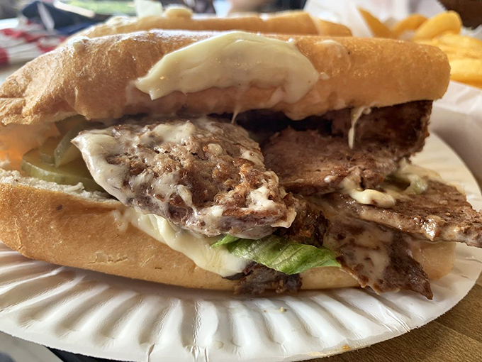 Behold the quintessential American cheeseburger&mdash;where melty cheese cascades over a properly seared patty with no unnecessary frills to distract from perfection.