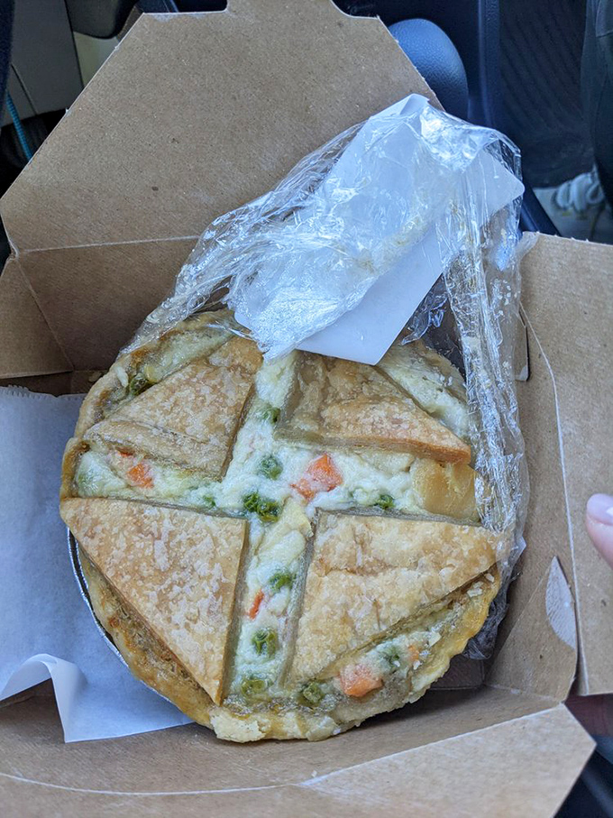 A savory pie that makes you question why we ever relegated pie to just dessert status. The golden crust practically whispers "comfort food."