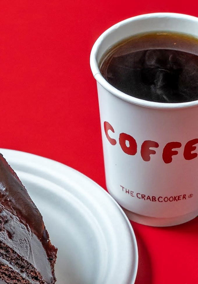 Even the coffee comes with personality here &ndash; bold, no-nonsense, and served in a cup that tells you exactly what you should be doing: eating lots of fish.