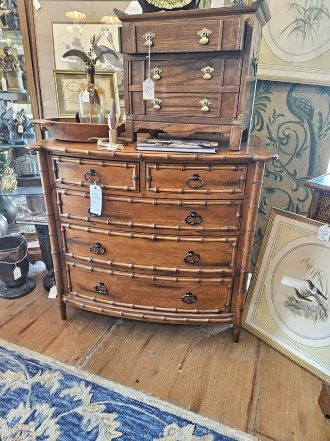 This bamboo-inspired dresser isn't playing games&mdash;except maybe "How many compliments can one piece of furniture collect?"