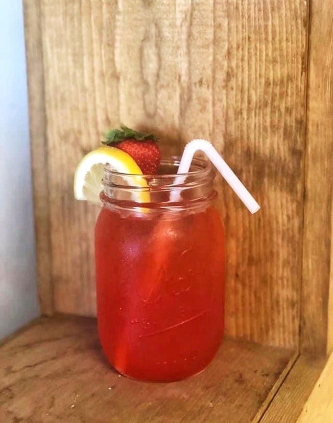 Mason jar drinks aren't just for hipster joints&mdash;this refreshing strawberry lemonade brings summer to your table any time of year.