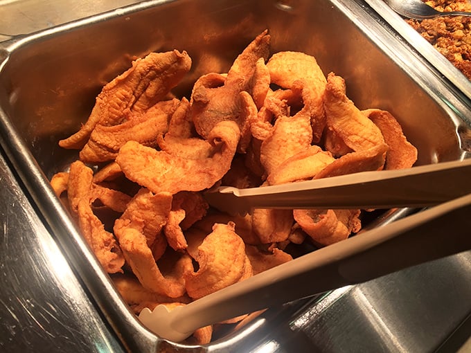 Golden-fried perfection that would make Neptune himself swim upstream for a bite. The buffet's seafood offerings prove Homestead isn't just about beef