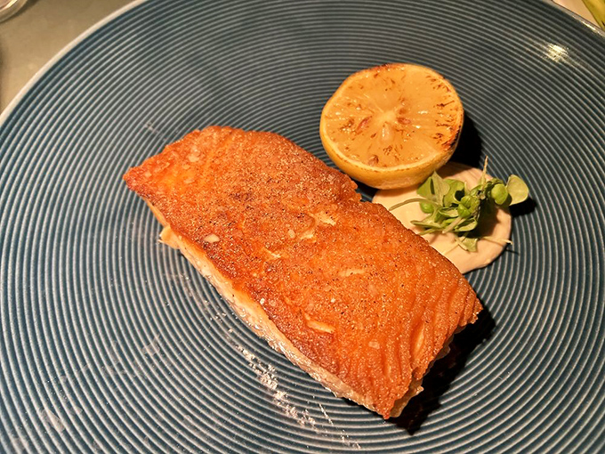 Seafood gets the star treatment with this perfectly seared fish, proving BOA understands that sometimes what swims can be just as satisfying as what grazes.