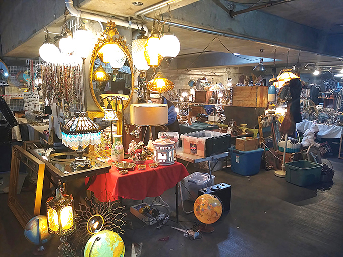 Illuminating the market's underbelly, these vintage lamps and globes prove everything old becomes new again with the right lighting.