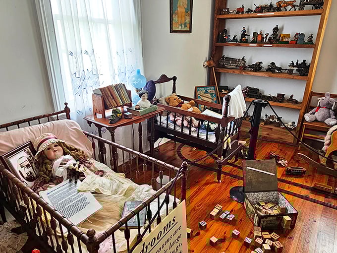 Those Victorian dolls aren't creepy at all &ndash; said no one ever. The children's room captures both innocence and that delicious spine-tingling feeling horror movies strive for.