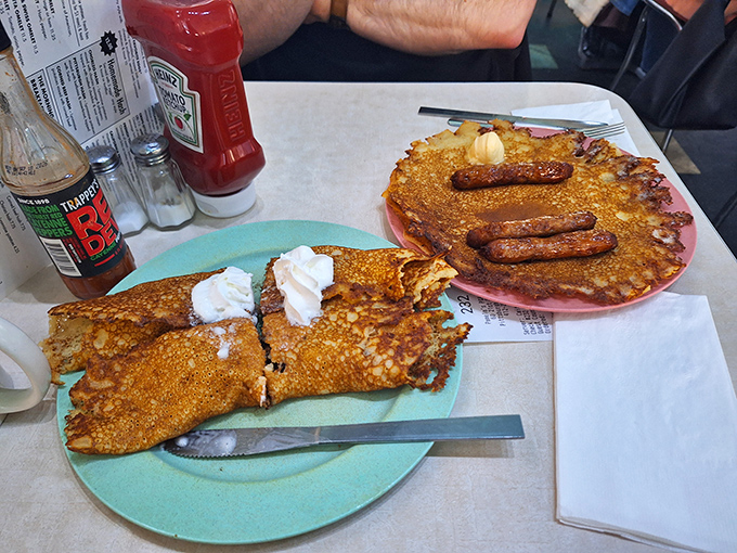 These hotcakes aren't just thin&mdash;they're practically two-dimensional until they hit your mouth and become the most important three dimensions of your day.