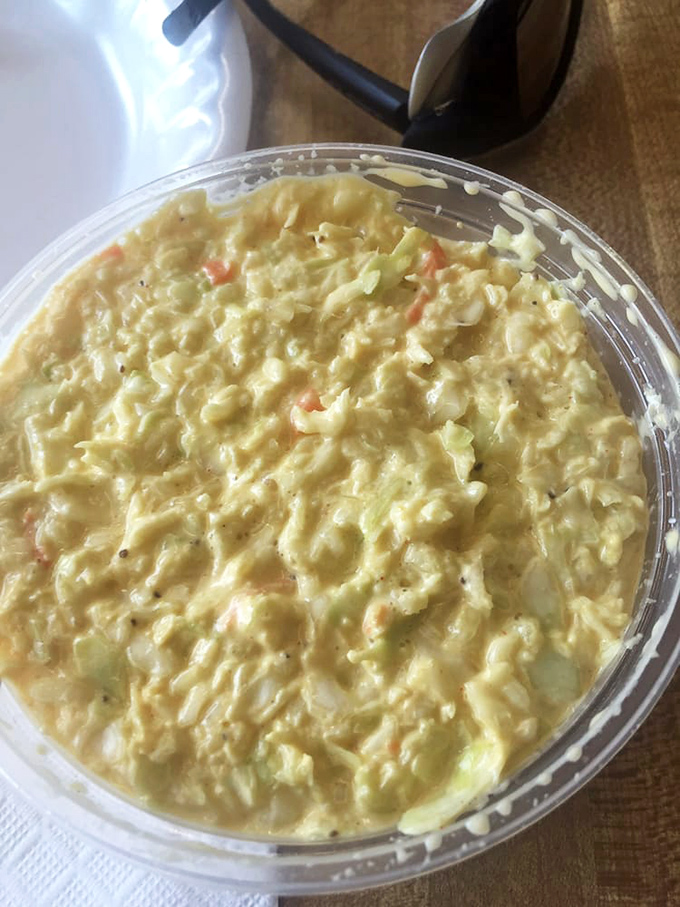 Creamy potato salad that whispers of summer picnics past. This isn't just a side dish&mdash;it's comfort in a plastic container.