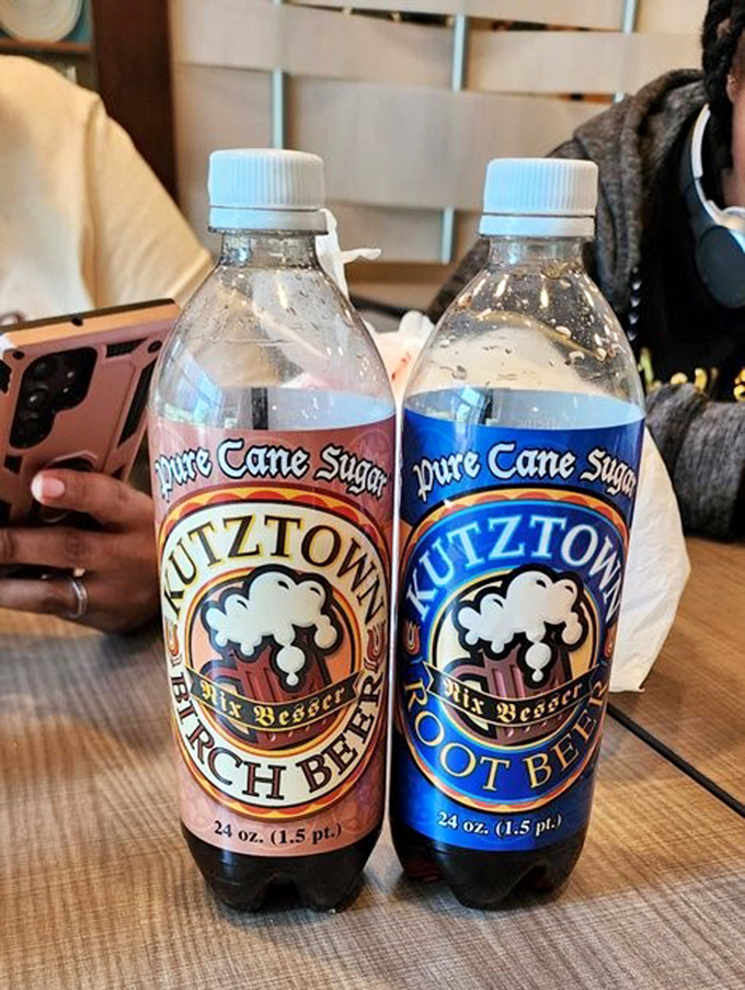 Pennsylvania knows its beverages. Kutztown's pure cane sugar sodas &ndash; the perfect companions for taming the mighty cheesesteak.