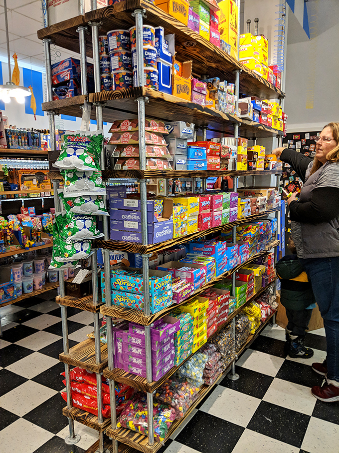 Bulk candy paradise where sweet dreams are packaged in clear containers. One scoop of these malt balls might just solve all of life's problems.