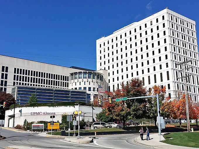 Altoona's UPMC hospital complex stands ready to care for residents who enjoy some of Pennsylvania's most affordable living.