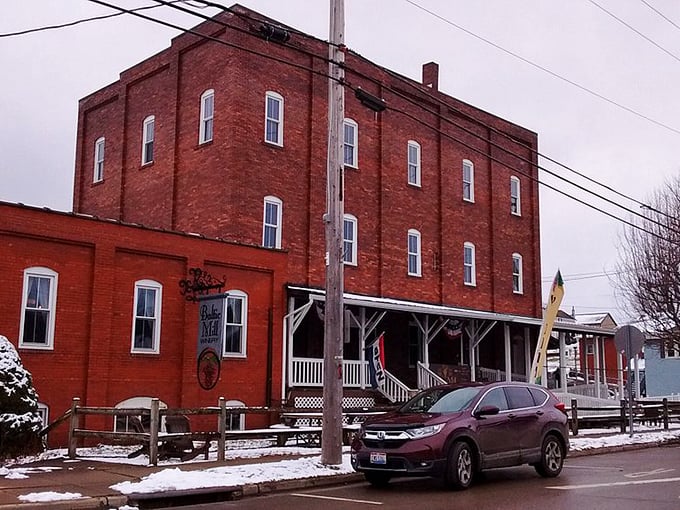 Baltic's historic buildings stand as testaments to simpler times. If these brick walls could talk, they'd probably tell you to slow down.