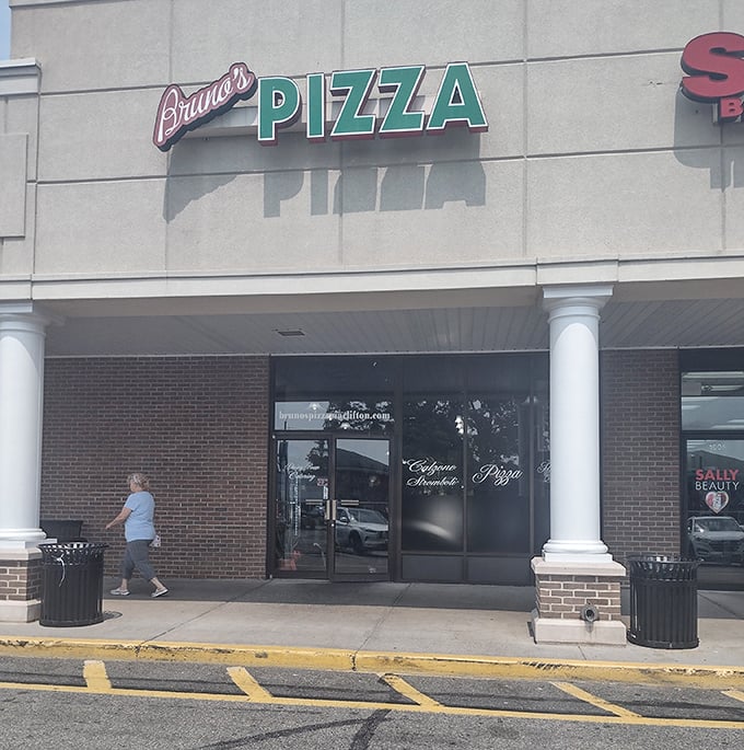 Bruno's storefront might be in a strip mall, but don't be fooled &ndash; pizza greatness often hides in the most unassuming places.