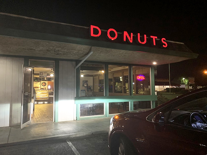 When the neon "DONUTS" sign glows in the night, resistance is futile. The Nook beckons.