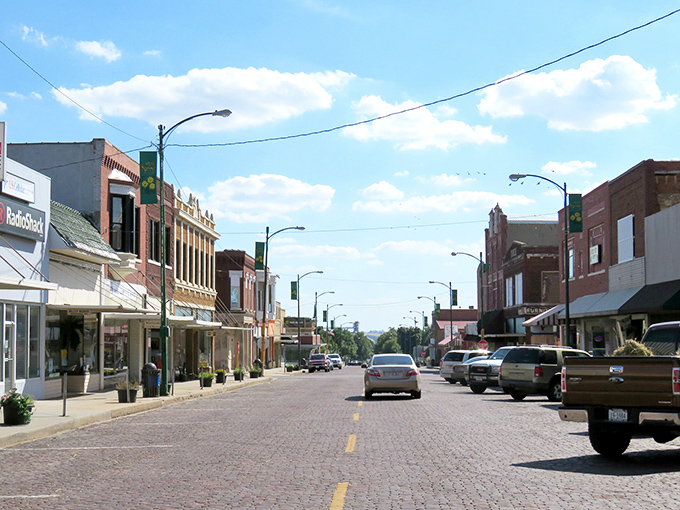 Falls City's downtown looks like it was plucked straight from a Hallmark movie. Those brick streets have character you can't manufacture.